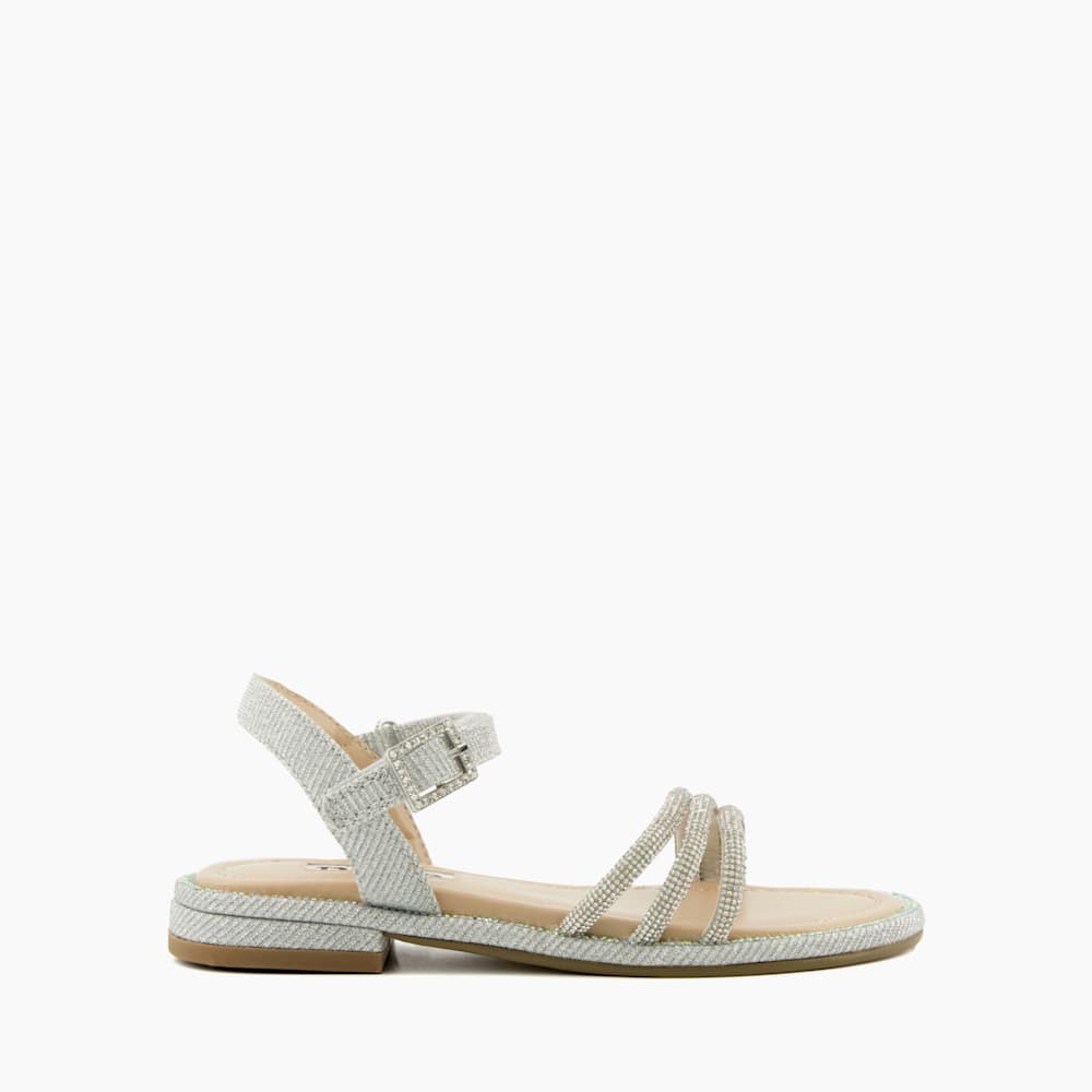 flat silver sandals uk