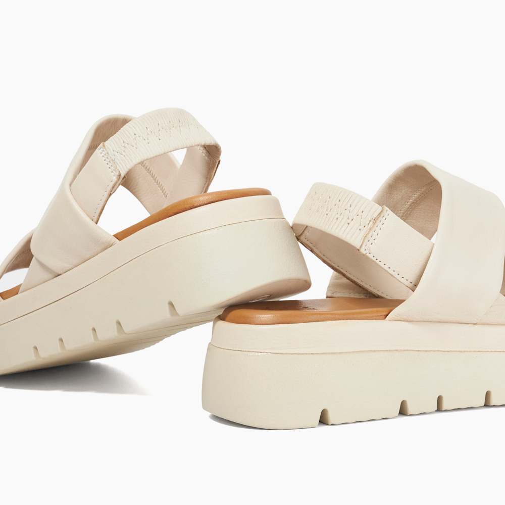 padded platform sandals