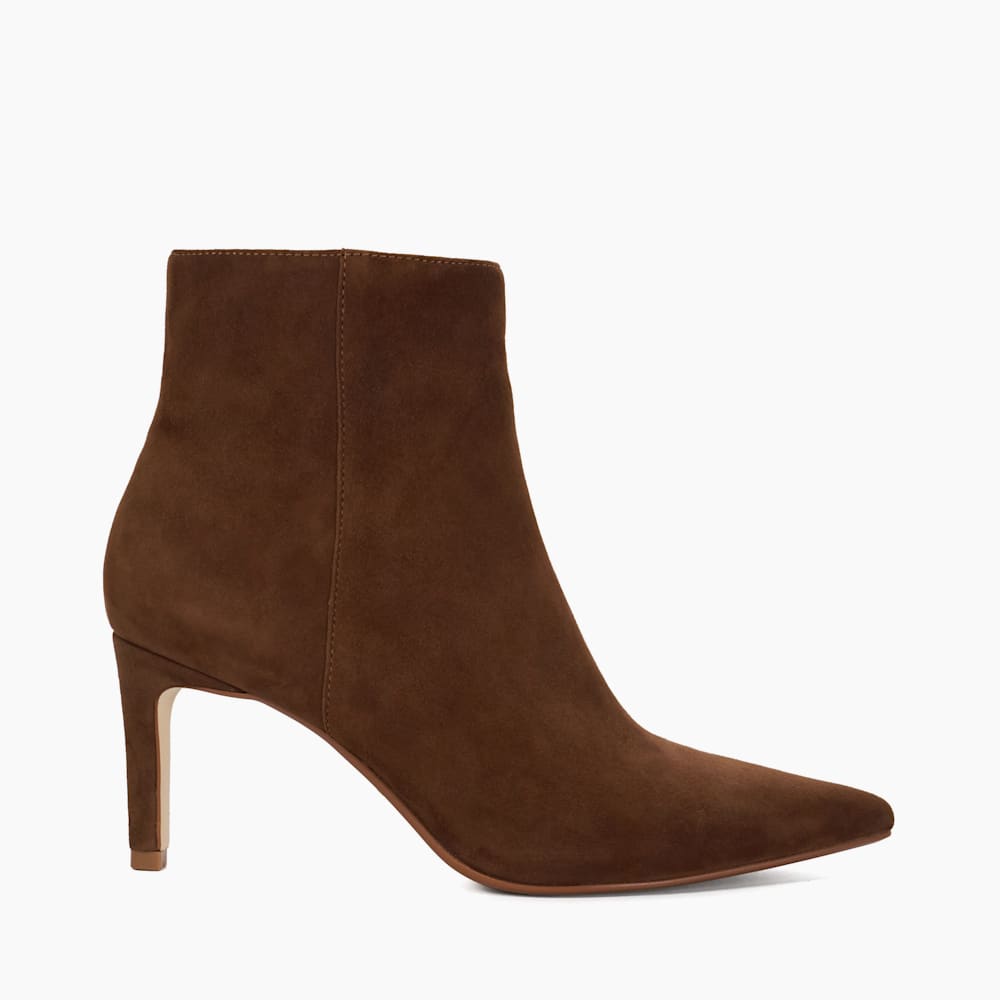 light brown heeled ankle boots