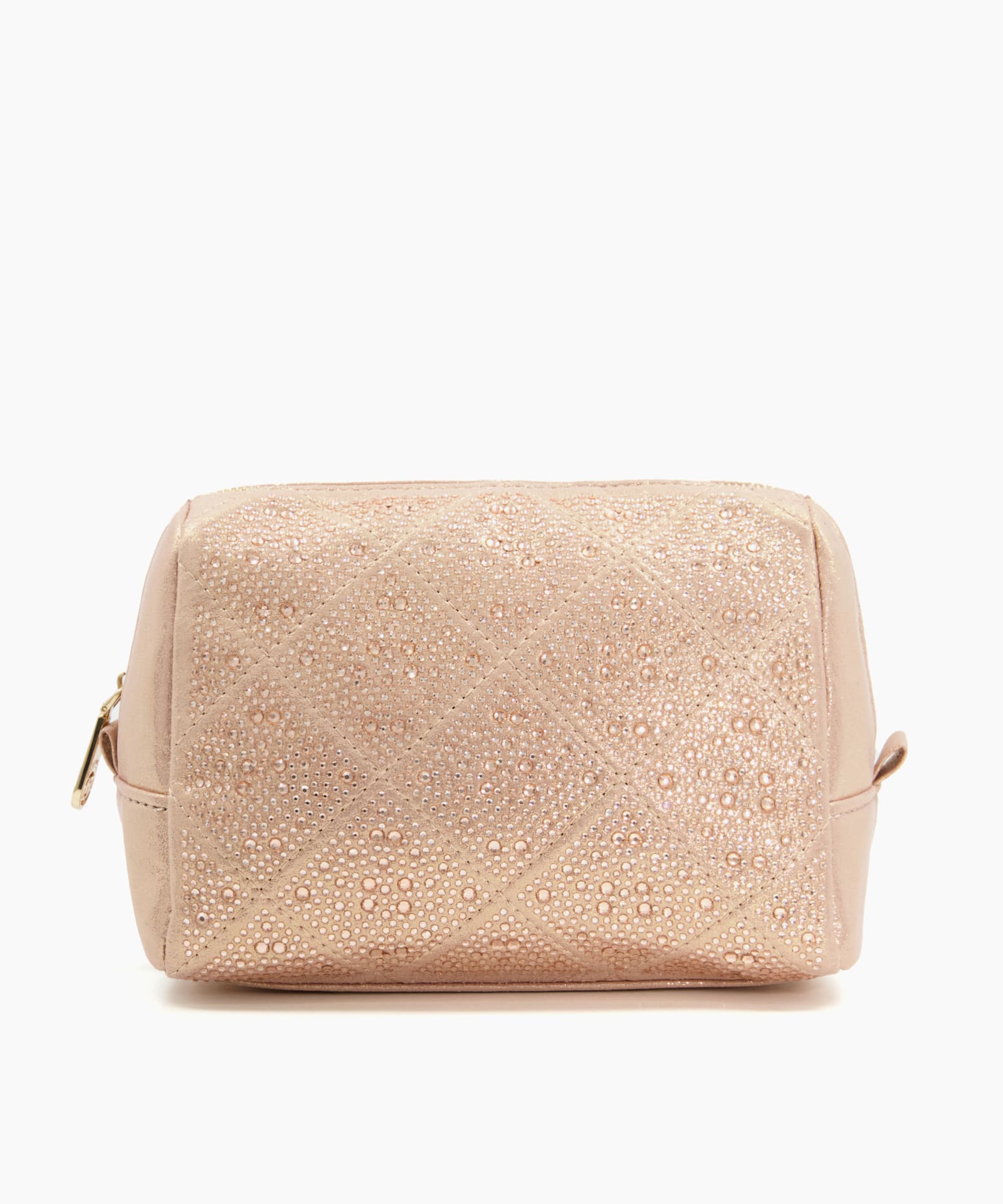 Gold Metallic Makeup Bag | Saubhaya Makeup